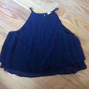 Garage | Tops | Navy Blue Tank | Poshmark